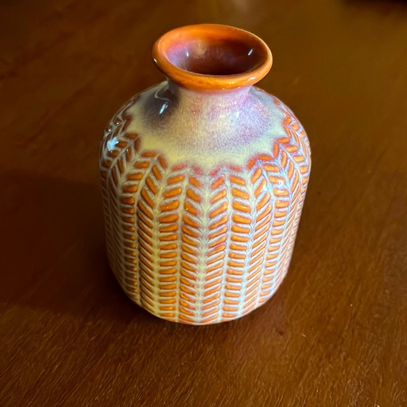 Accents | Small Pinkpurple Geometric Pattern Vase 4 Inches Tall | Poshmark